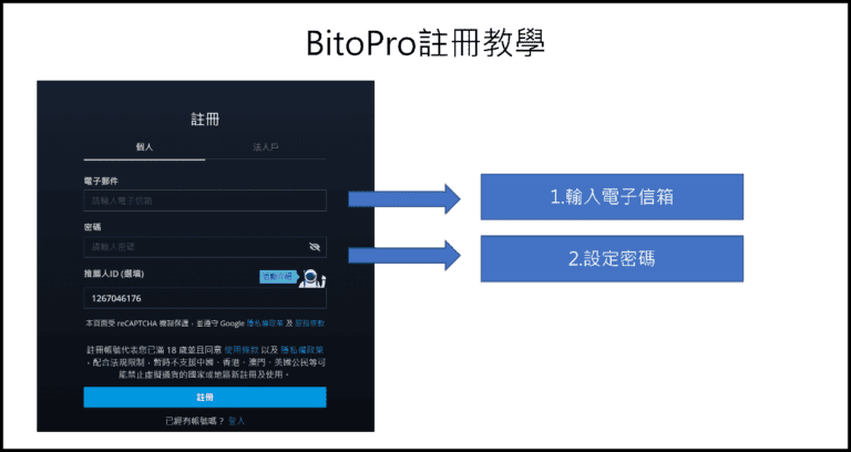 BitoPro幣託交易所開戶：註冊、賬戶認證、安全設定最全圖文教學
